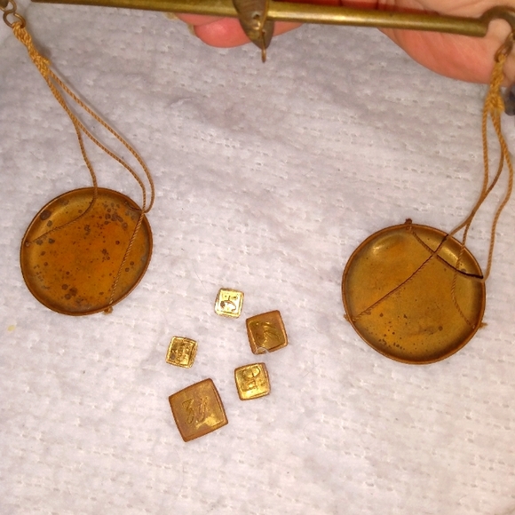 Other | Antique Handheld Pharmaceutical Scales Weighs | Poshmark